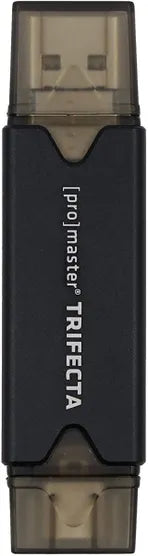 ProMaster USB 3.0 Trifecta SD & MicroSD Card Reader USB-A, USB-C, & US ...